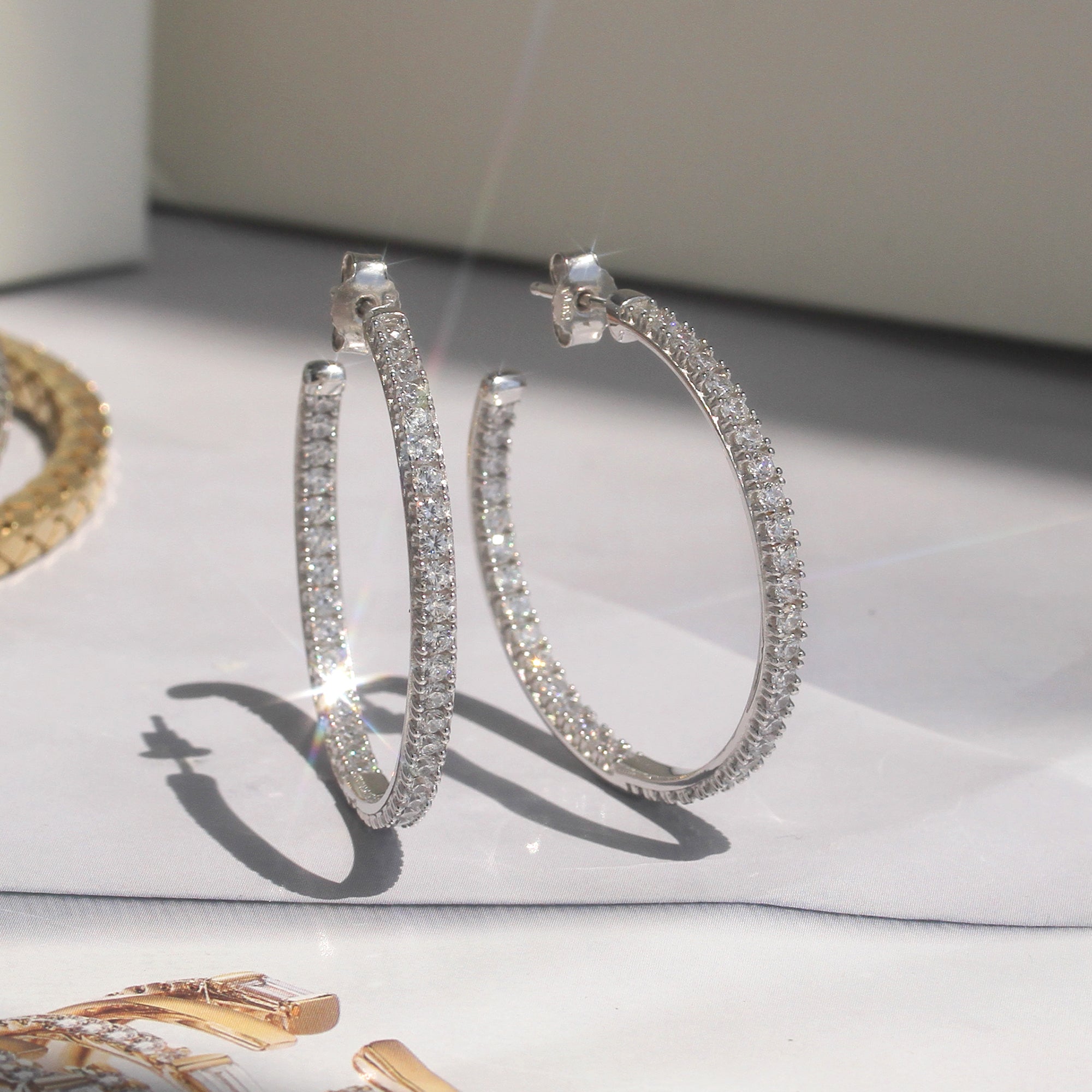 Discover Radiant Elegance with DOUBLE ACCENT Grand Inside-Out Hoops ...